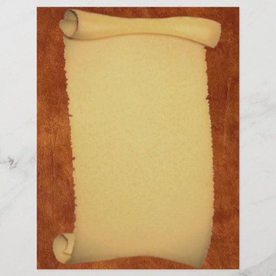 Scroll Letterhead | Zazzle.com