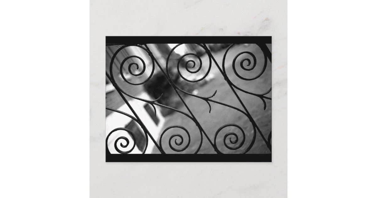 Scroll Railing Postcard | Zazzle