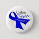 Scroll Ribbon Colon Cancer Awareness Pinback Button | Zazzle