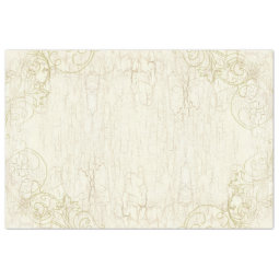 Scrolls Watercolor Crackle Paint Texture Decoupage Tissue Paper | Zazzle