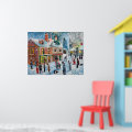 Scrooge A Christmas Carol winter snow scene ghosts Poster | Zazzle
