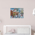 Scrooge A Christmas Carol winter snow scene ghosts Poster | Zazzle