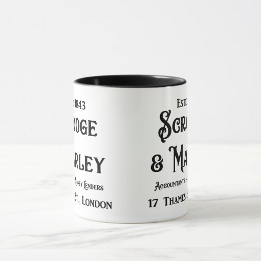 Scrooge & Marley - A Christmas Carol Coffee Mug | Zazzle