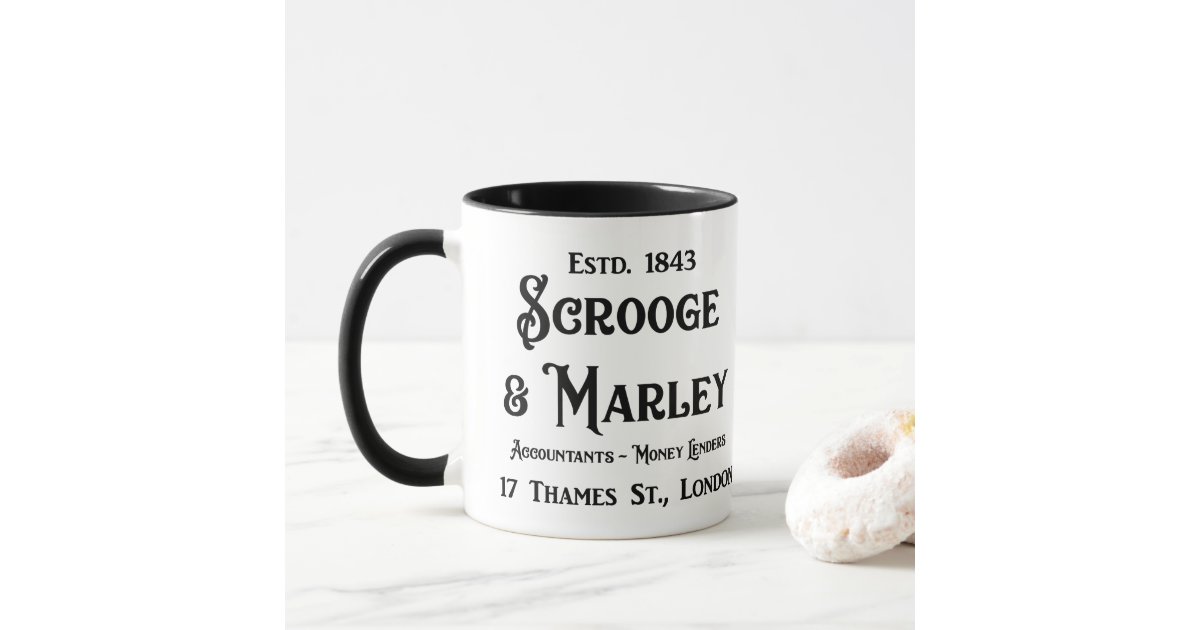 Scrooge & Marley - A Christmas Carol Coffee Mug | Zazzle