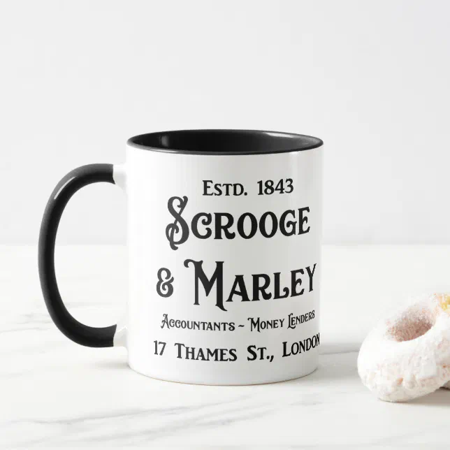 Scrooge & Marley - A Christmas Carol Coffee Mug | Zazzle