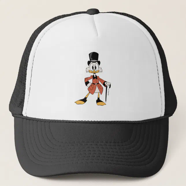 Scrooge McDuck | Work Hard Quack Hard Trucker Hat | Zazzle