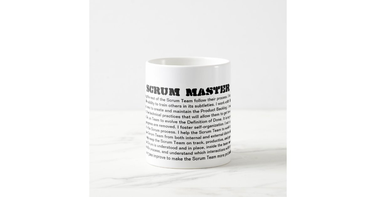 Scrum Master Mug | Zazzle