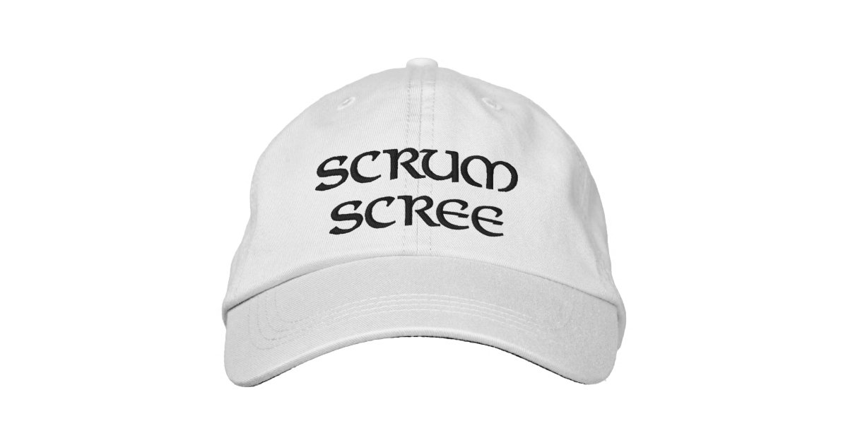 SCRUM SCREE Adjustable Hat | Zazzle