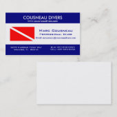 Scuba Business - Personal Card 1 | Zazzle