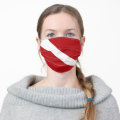 Scuba Dive Flag Face Mask | Zazzle