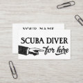 Scuba Diver Business Cards - Cool Vintage | Zazzle