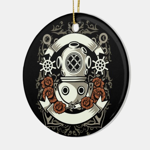 Scuba Diver Ceramic Ornament | Zazzle
