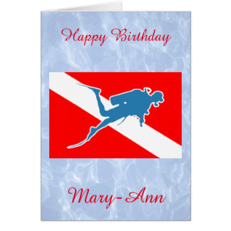 Scuba Diving Birthday Cards - Greeting & Photo Cards | Zazzle