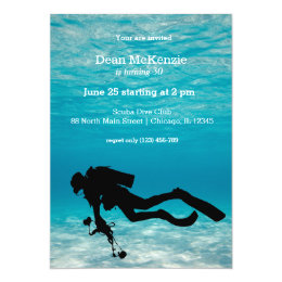 Scuba Diving Birthday Cards - Greeting & Photo Cards | Zazzle
