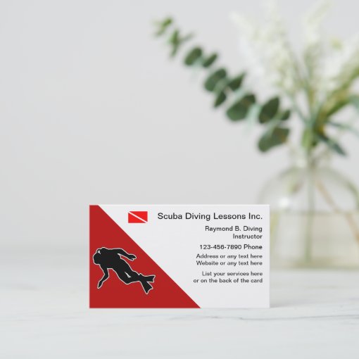 Scuba Diving Business Cards | Zazzle