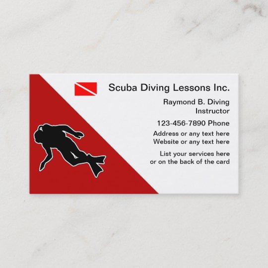 Scuba Diving Business Cards | Zazzle.com