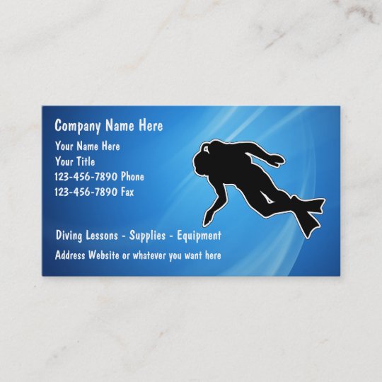 Scuba Diving Business Cards | Zazzle.com