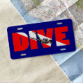 Scuba Diving DIVE License Plate | Zazzle