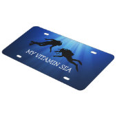 Scuba Diving Funny Auto Tags License Plate | Zazzle