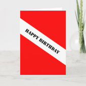 Scuba Diving Happy Birthday Card | Zazzle