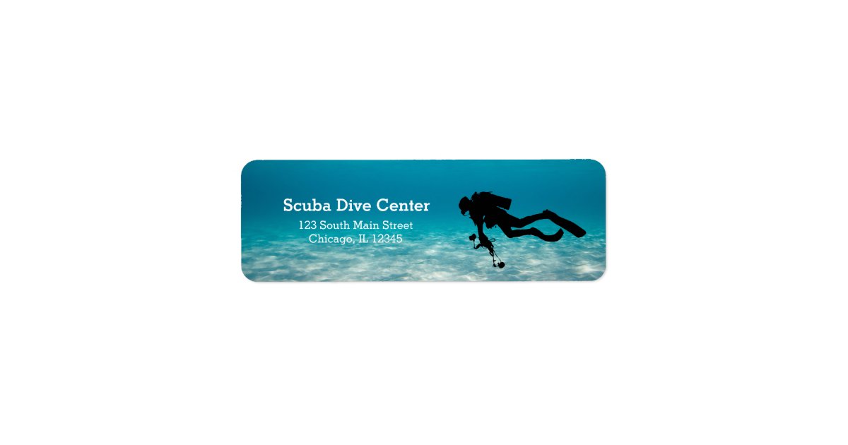Scuba Diving Label | Zazzle