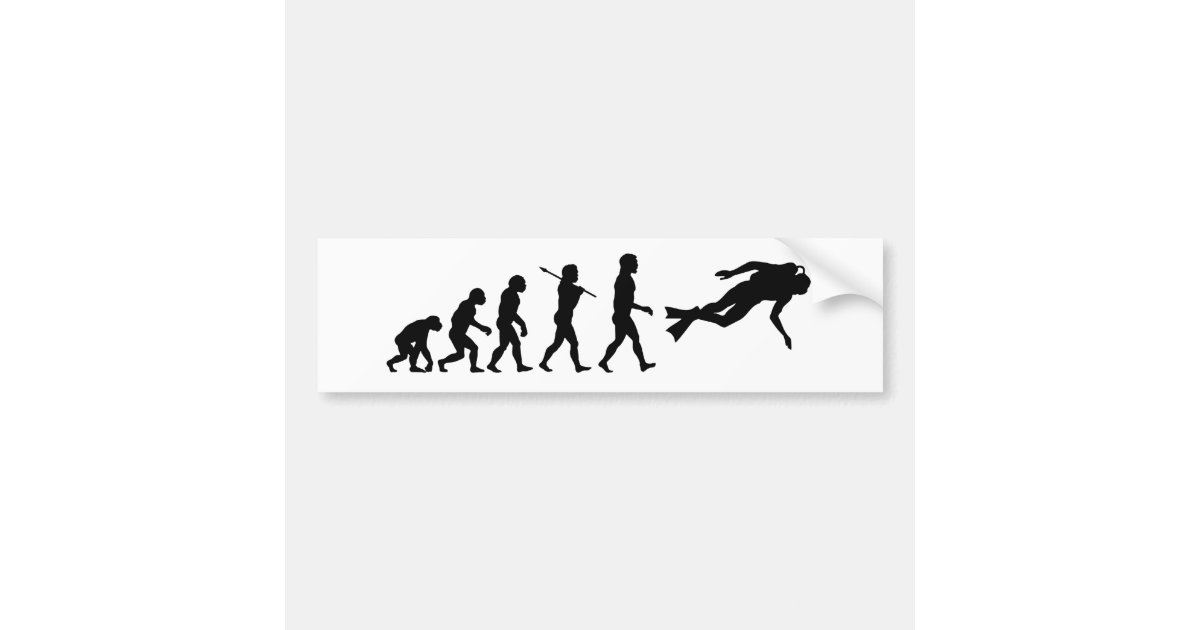 Scuba Diving Water Sport Bumper Sticker | Zazzle