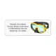Scuba Snorkel Diving Mask Custom Name or Business Label | Zazzle
