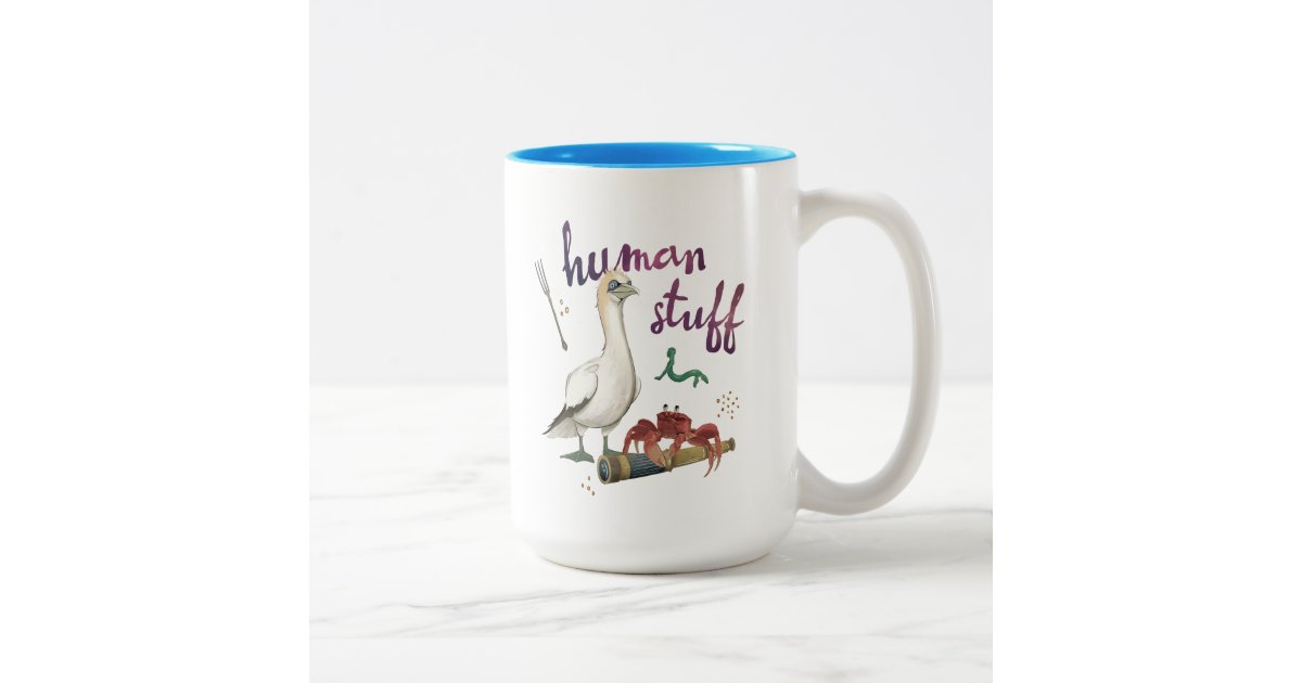 Scuttle’s Human Stuff Two-Tone Coffee Mug | Zazzle