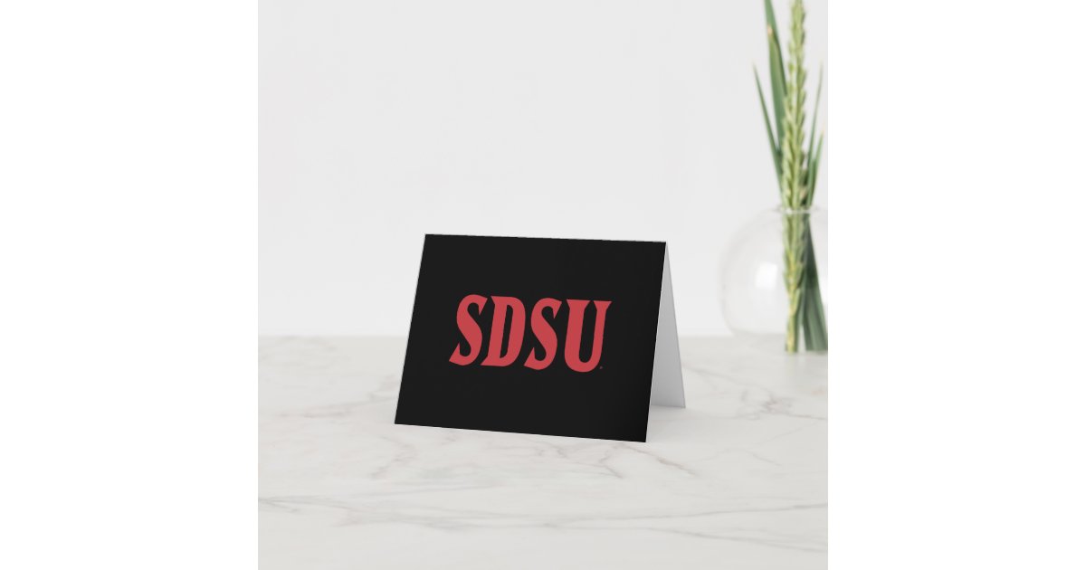 SDSU Graduation | Honoring Aztecs in San Diego Thank You Card | Zazzle