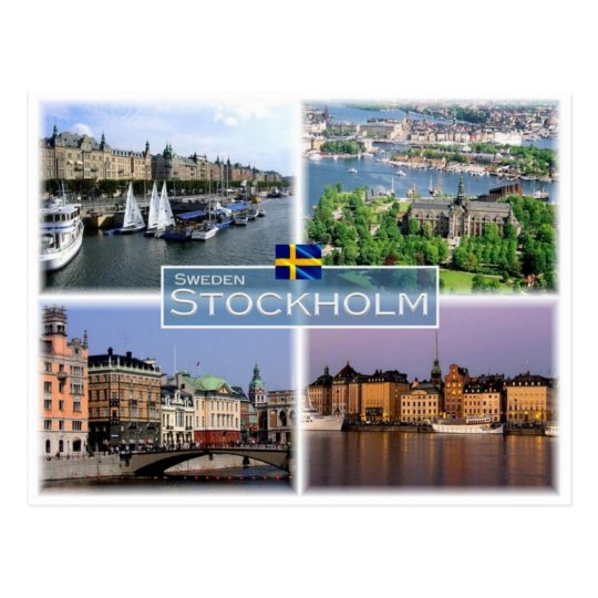 SE Sweden Stockholm - Postcard | Zazzle.com