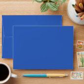 Sea Blue & White Velvet Deco Diamond Wedding Envelope | Zazzle