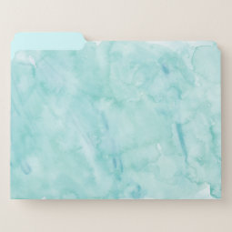 Sea Dreams Aqua File Folder | Zazzle