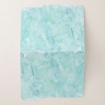 Sea Dreams Aqua File Folder | Zazzle