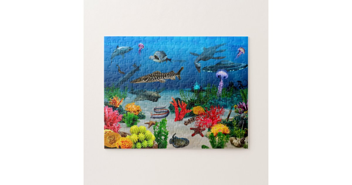 Sea fish puzzle Underwater Sea Life | Zazzle