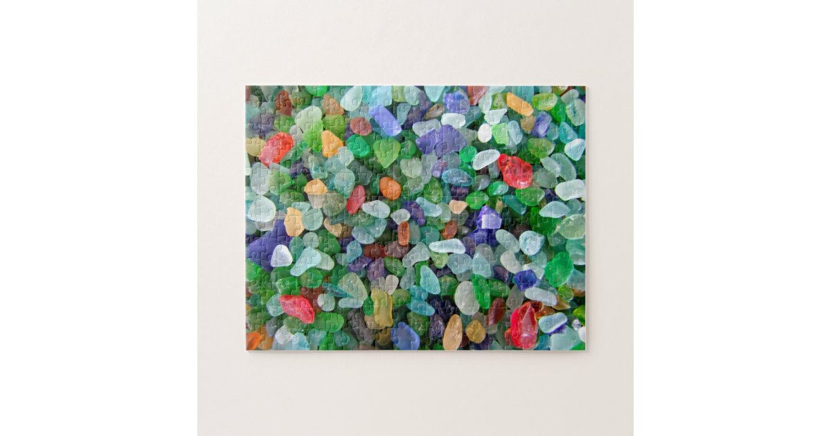 Sea Glass Jigsaw Puzzle | Zazzle