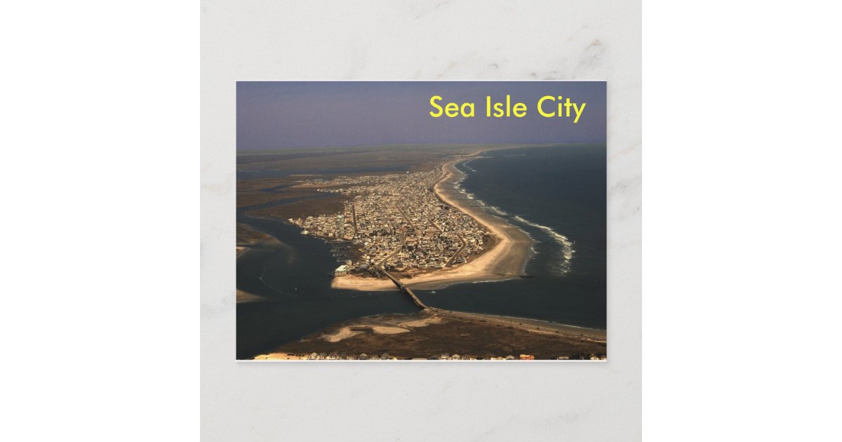 Sea Isle City Aerial Postcard | Zazzle