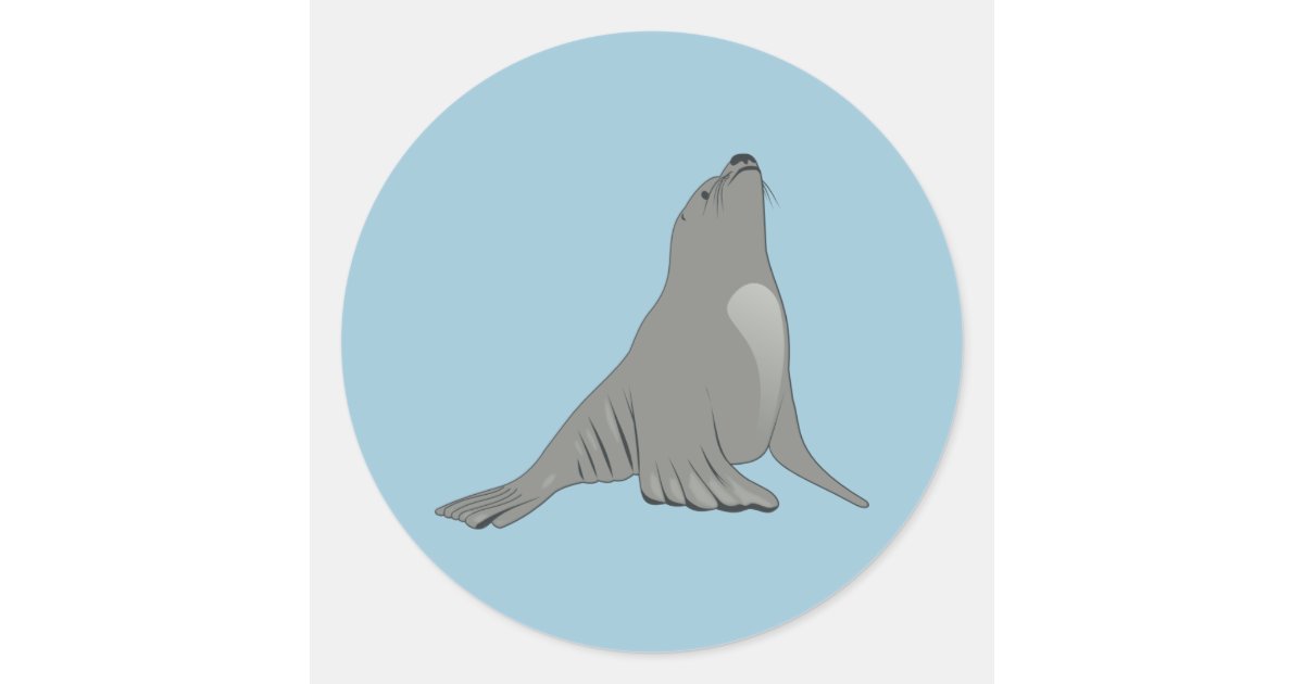 Sea Lion Stickers | Zazzle