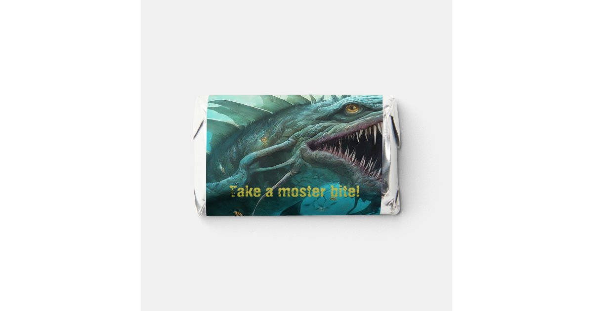 Sea Monster Party Hershey's Miniatures | Zazzle
