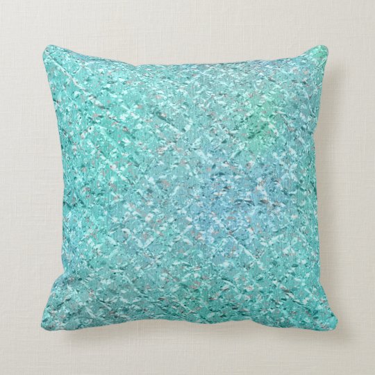 Sea Ocean Blue Marine Aqua Turquoise Mint Throw Pillow | Zazzle.com