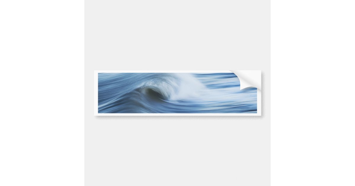 Sea Ocean Waves Bumper Sticker | Zazzle