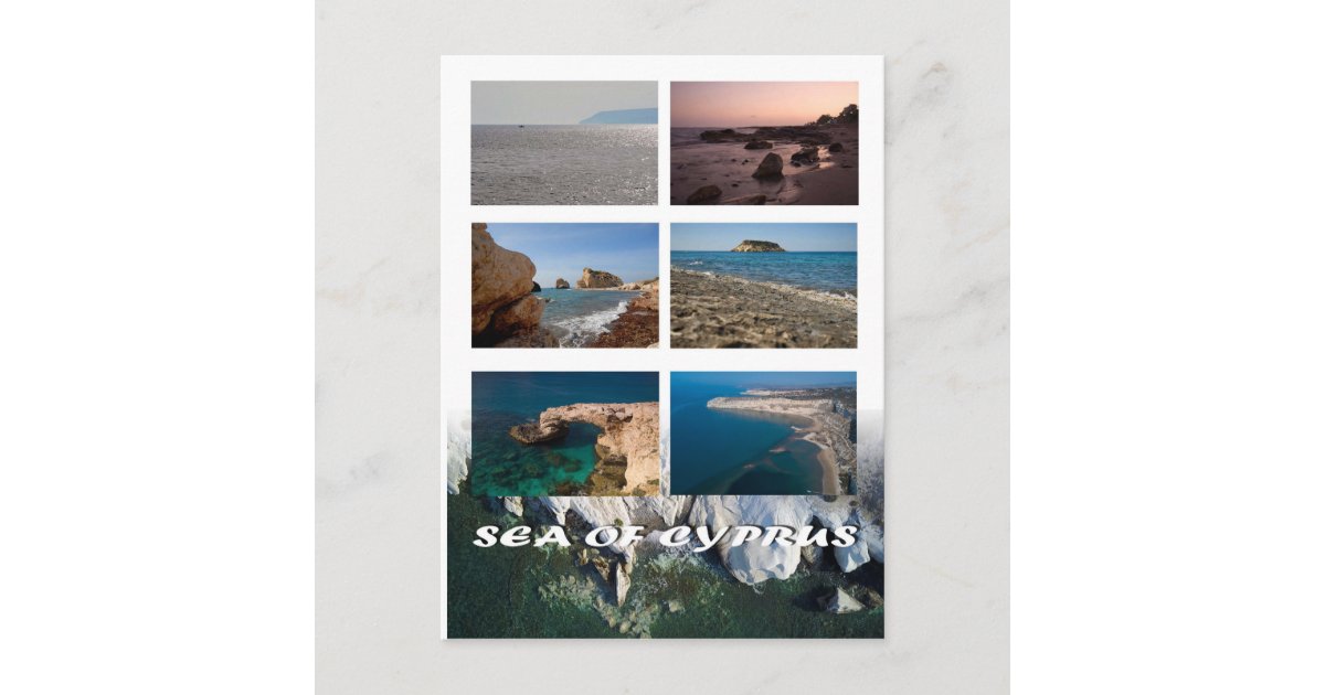 Sea of Cyprus postcard | Zazzle