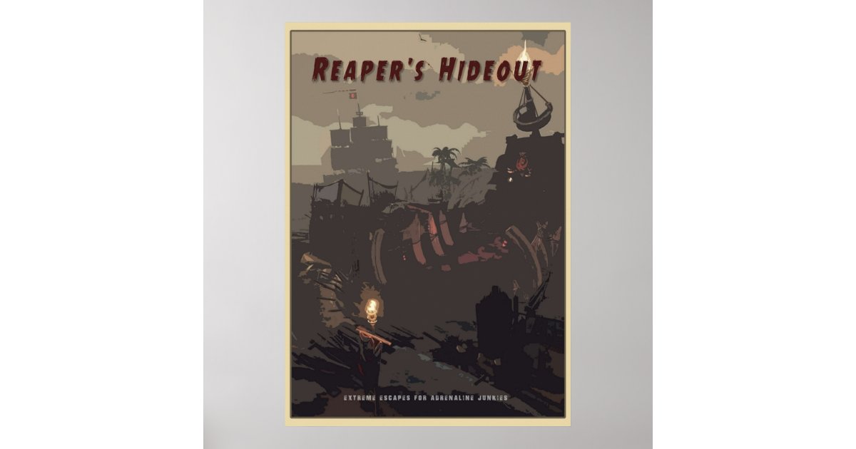 Sea Of Thieves Reapers Hideout Poster | Zazzle
