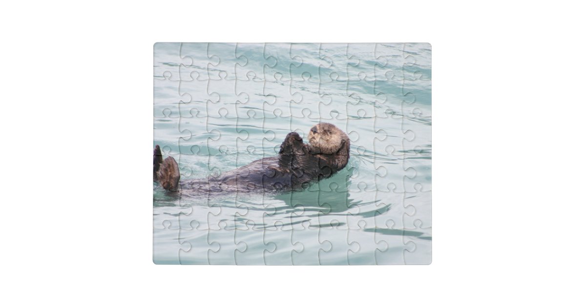 Sea Otter Jigsaw Puzzle | Zazzle