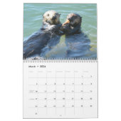 Sea Otter Mom and Pup Calendar #1 | Zazzle