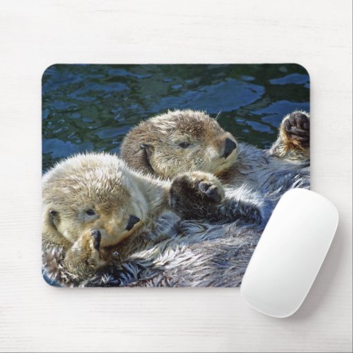 Sea-otters Mouse Pad | Zazzle