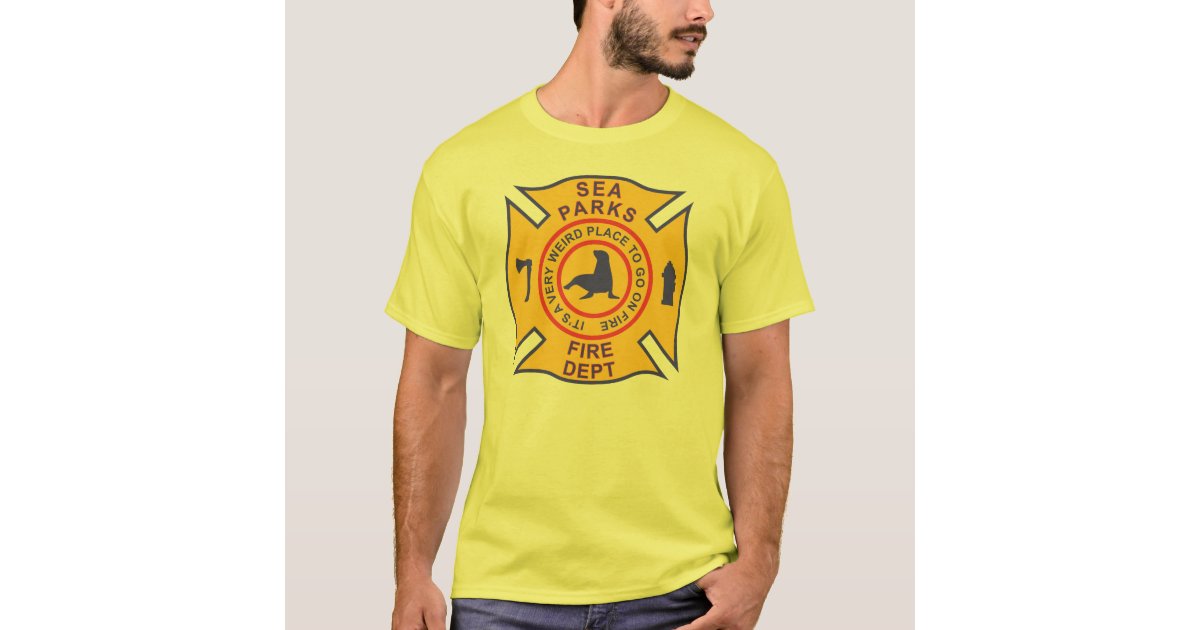 Sea Parks Fire Department T-Shirt | Zazzle