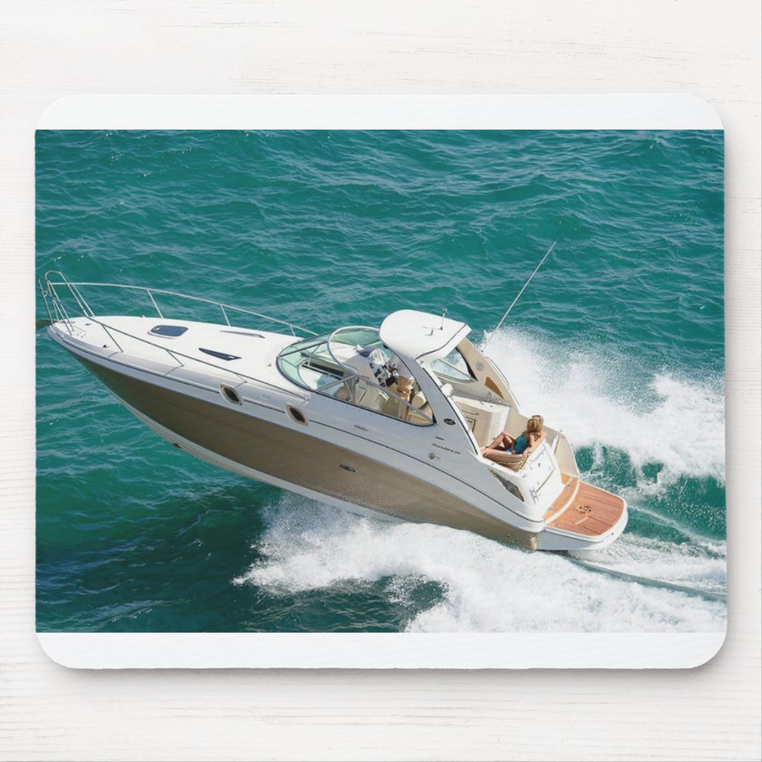 Sea Ray Sundancer Boat Mouse Pad Home Office | Zazzle