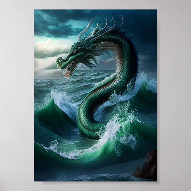 Sea Serpent Poster | Zazzle