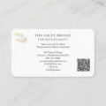 Sea Shacks Sand Bucket Palm Dining Beach Business Card | Zazzle