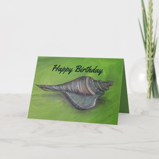 sea shell birthday card | Zazzle.com